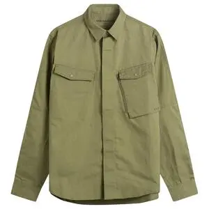 MAHARISHI Hemp Custom Shirt - Olive Og-107f