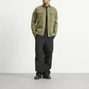 MAHARISHI Hemp Custom Shirt - Olive Og-107f