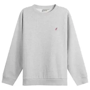 Gramicci One Point Crew Sweatshirt - Heather Grey