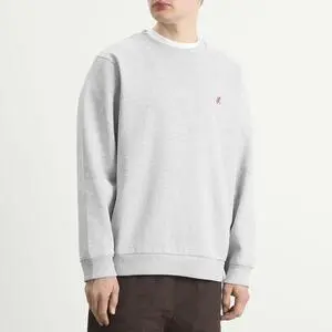 Gramicci One Point Crew Sweatshirt - Heather Grey