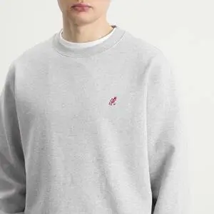 Gramicci One Point Crew Sweatshirt - Heather Grey