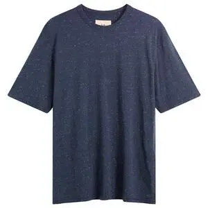 Folk Relaxed Assembly T-shirt - Navy Nep