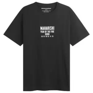 MAHARISHI Paper Cut Kirin T-shirt - Black