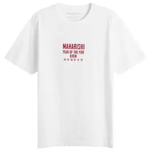 MAHARISHI Paper Cut Kirin T-shirt - White