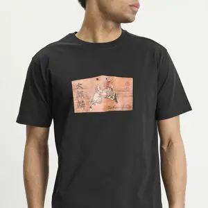 MAHARISHI Ema Kirin Plaque T-shirt - Black
