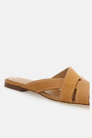 TOD'S Sandals In Smooth And Suede Leather - Marrone