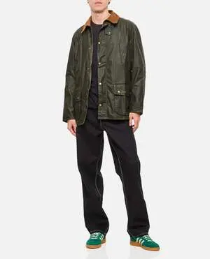 Barbour Jacket With Pockets And Embroidered Logo
