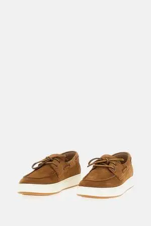 Hogan Suede Leather Sneakers - Marrone