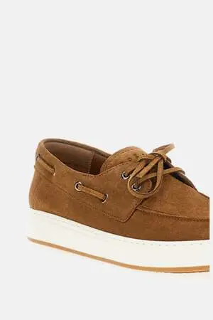 Hogan Suede Leather Sneakers - Marrone