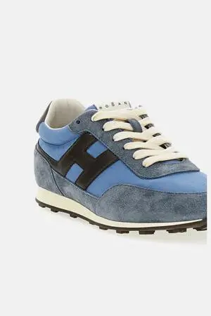 Hogan Suede Athletic Trainers - Blue