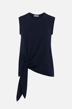 JW Anderson Hem Knot Sleeveless Shirt - Blue