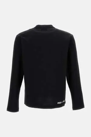 Moncler Maglietta Maniche Lunghe - Black