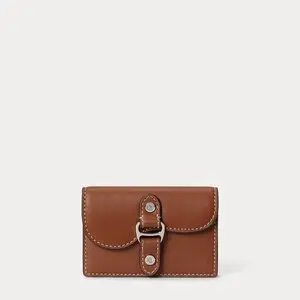 Ralph Lauren Leather Small Tasha Card Case - Lauren Tan