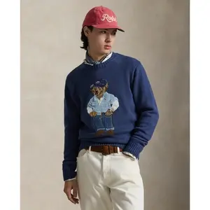 Ralph Lauren Polo Bear Linen-cotton Sweater