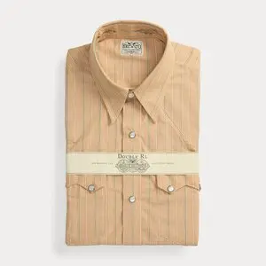 Ralph Lauren Slim Fit French Cuff Western Shirt