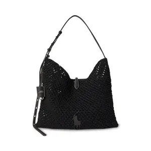 Ralph Lauren Polo Play Cord Messenger Bag - Black