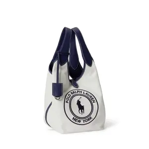 Ralph Lauren Canvas Tote With Logo