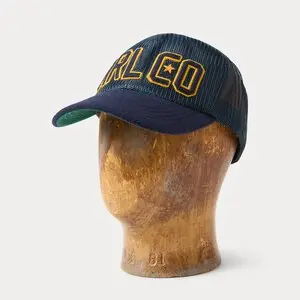 Ralph Lauren Felt-bill Mesh Trucker Cap - Navy