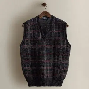 Ralph Lauren Plaid Sweater Vest