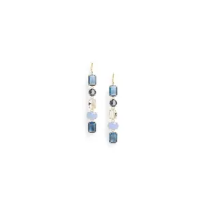 Ralph Lauren Plated Stone Linear Earrings