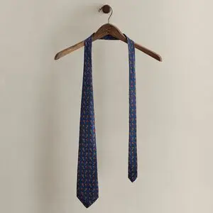 Ralph Lauren Vintage Handmade Silk Neck Tie - Blue