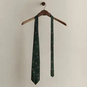 Ralph Lauren Vintage Handmade Silk Neck Tie Green