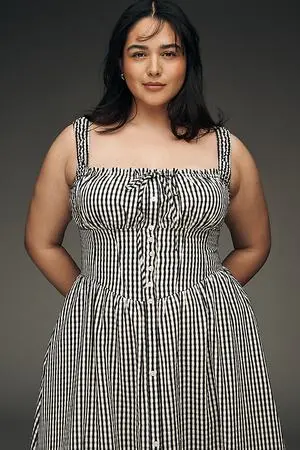Astr The Label Temperance A-line Buttondown Maxi Dress