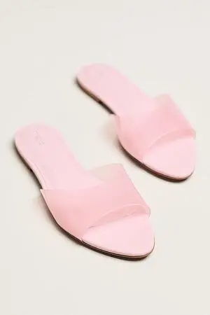 Maeve Pointed Toe Slip-on Jelly Sandals - Pink