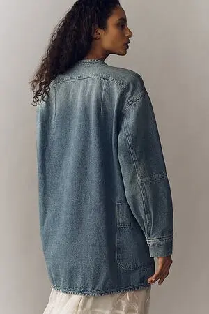 PILCRO Mid-length Denim Chore Jacket