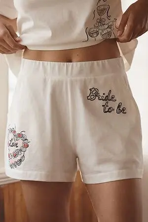 THE FROLIC Just Married Shorts And Tee Set