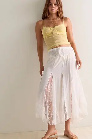 Free People Fiona Lace Corset Cami