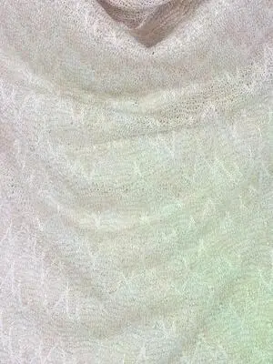 D.exterior Zigzag-pattern Top - Neutrals