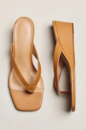 ANTHROPOLOGIE Wedge Thong Heels