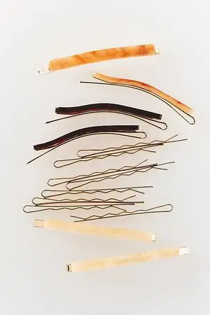 Anthropologie Naturals Collection Bobbie Pin Set