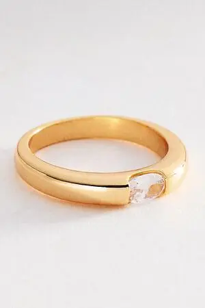 Anthropologie Bezel Rings