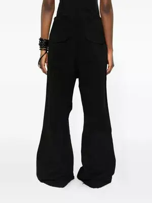 ENTIRE STUDIOS Drawstring Wide Leg Trousers - Black