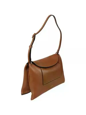 WANDLER Logo-print Tote Bag - Brown