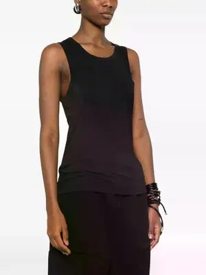 ENTIRE STUDIOS Round-neck Tank Top - Black