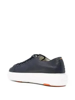 Santoni Leather Sneakers