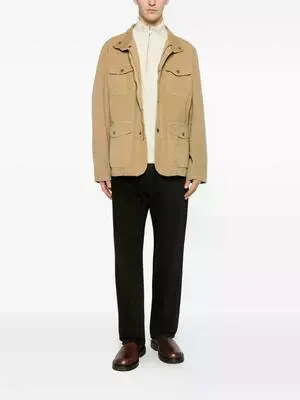 Barbour Ogston Buttoned Pocket Jacket - Neutrals