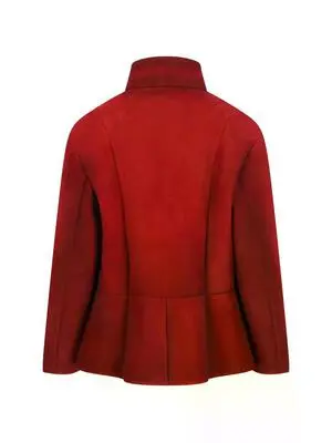 Prada Suede Jacket - Red