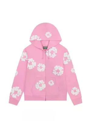 DENIM TEARS Hooded Zip Sweater