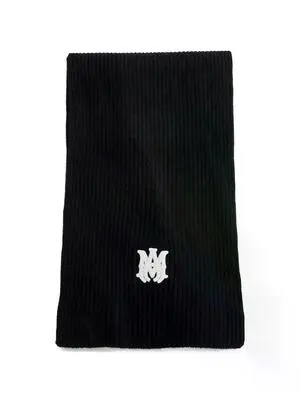 Amiri Embroidered Scarf - Black