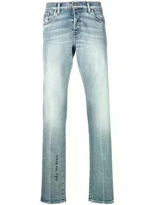 DIESEL® Straight-leg Light Wash Jeans
