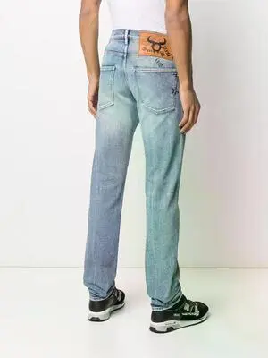 DIESEL® Straight-leg Light Wash Jeans