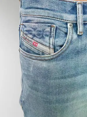 DIESEL® Straight-leg Light Wash Jeans