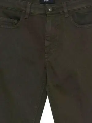 FAY Button-fastening Jeans - Green
