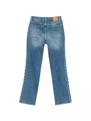 Simkhai Button-embellished Jeans