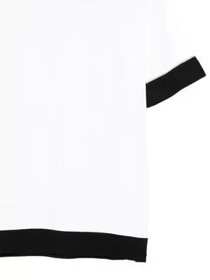 D.exterior Contrast-trim T-shirt
