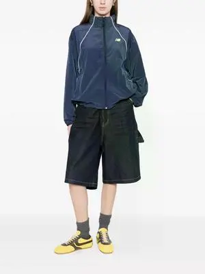 NEW BALANCE Trimmed Logo Jacket - Blue